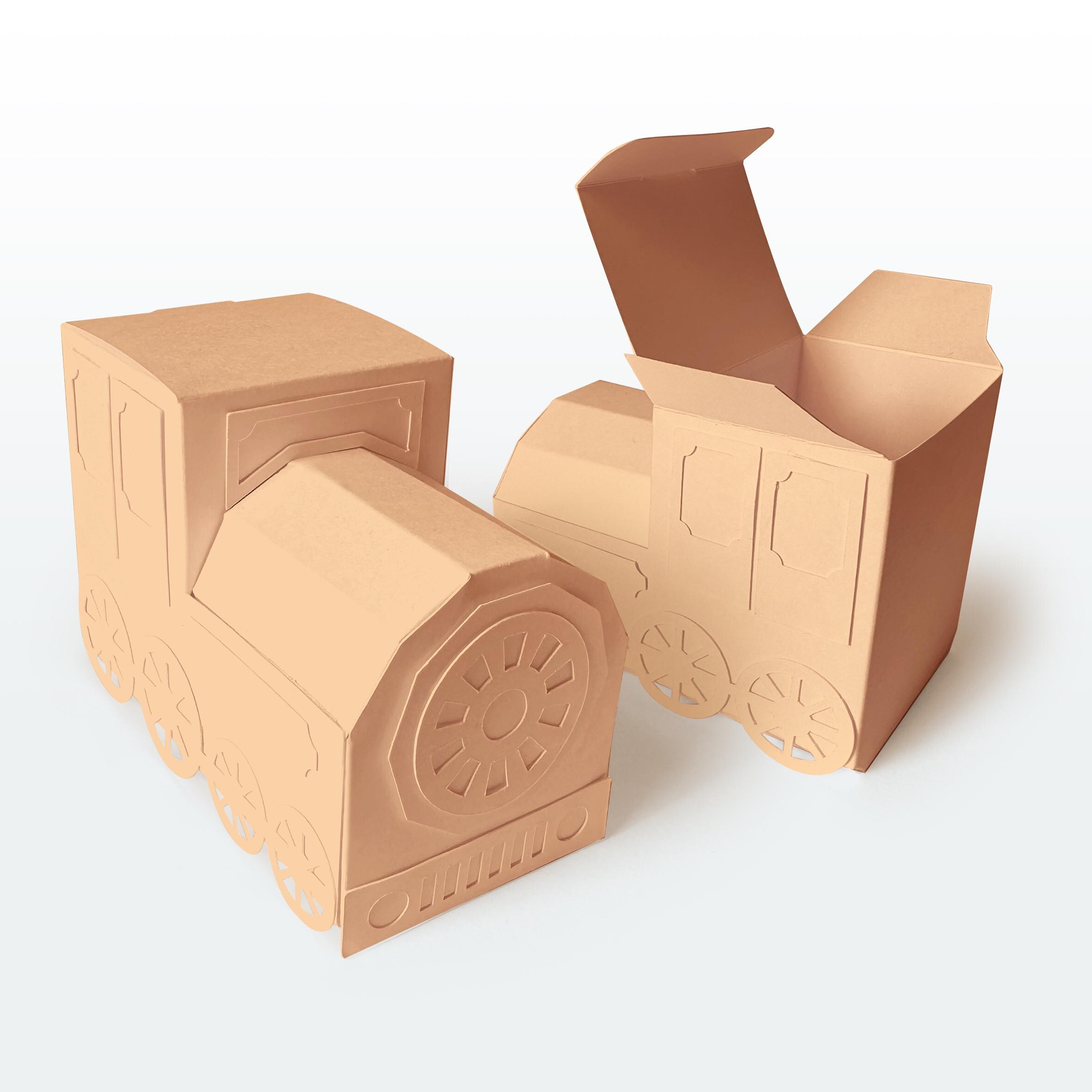 Train Gift Box Template: SVG, PDF, Cricut File (digital Download) - Etsy