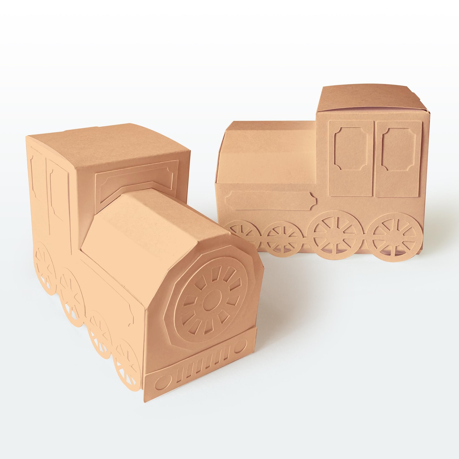 Train Gift Box Template: SVG, PDF, Cricut File (digital Download) - Etsy