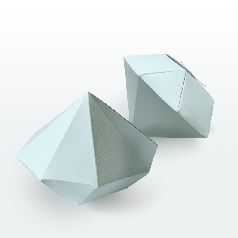 Diamond Gift Box Template: DIY Gemstone Packaging (SVG, PDF) - Etsy