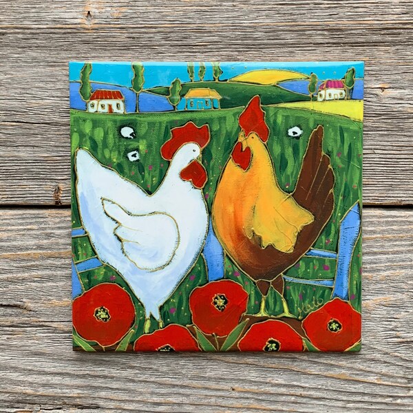 Rooster Tiles - Etsy