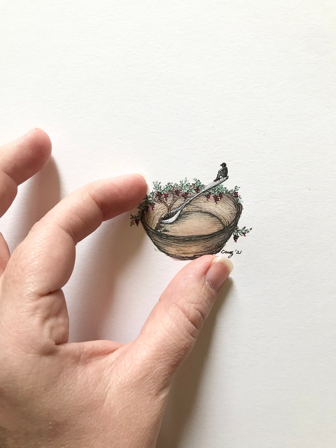 Art Drawing Tutorial From Teacher, How to Draw Nature, Tiny Drawings ...