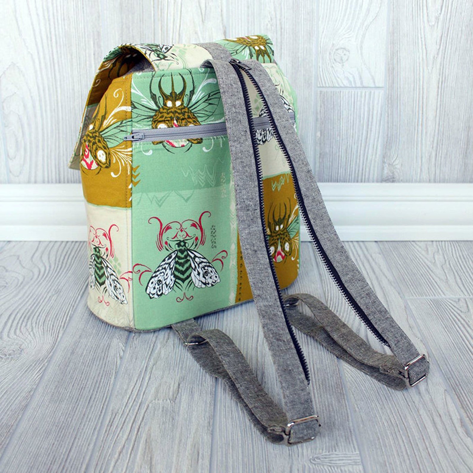 Swoon Patterns: Lucy Backpack - PDF Vintage Purse Backpack Bag ...