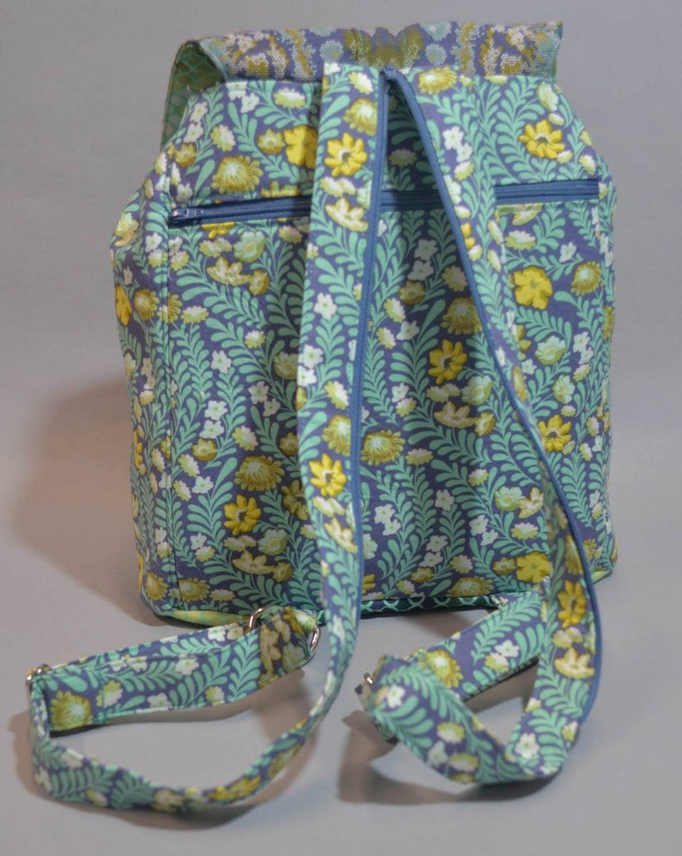 Swoon Patterns: Lucy Backpack - PDF Vintage Purse Backpack Bag Adjustable Strap Sewing Pattern ...
