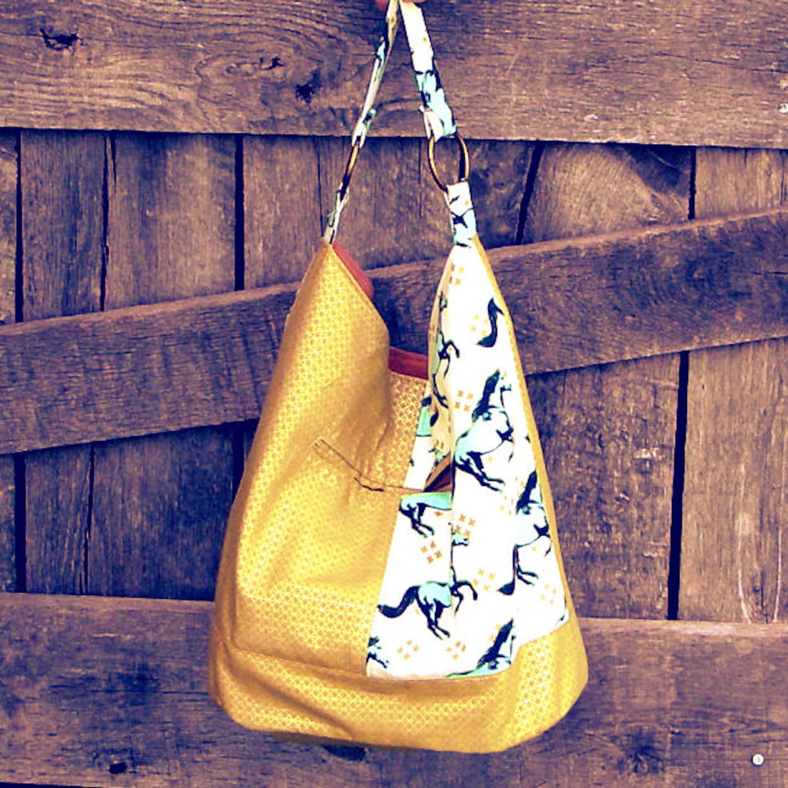 Swoon Patterns: Bonnie Bucket Bag - PDF Bag Purse Bucket Bag Sewing ...