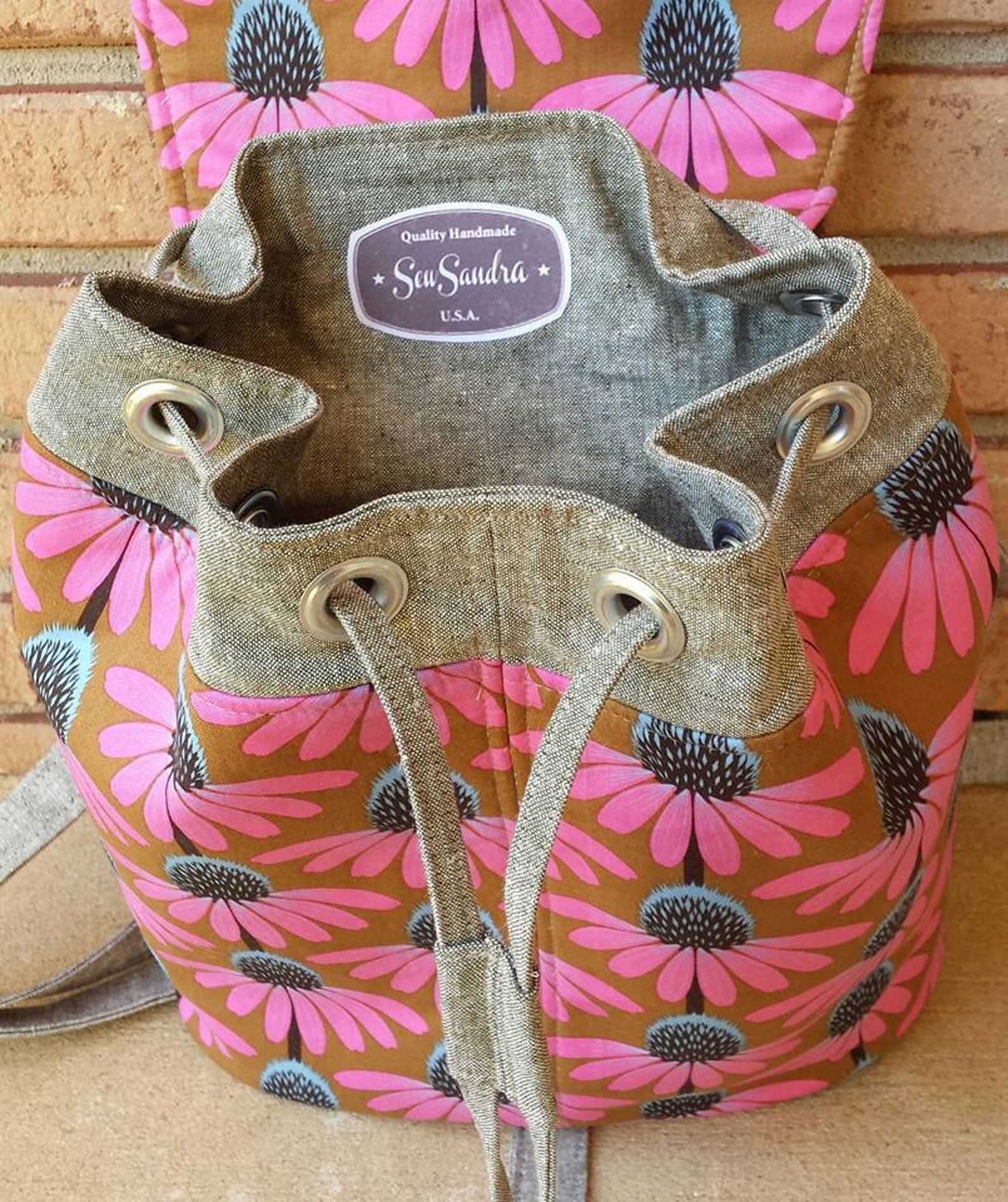 Swoon Patterns: Lucy Backpack PDF Vintage Purse Backpack Bag | Etsy