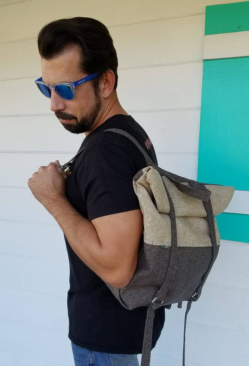 Swoon Patterns: Atlas Rucksack PDF Rolltop Backpack Mens | Etsy