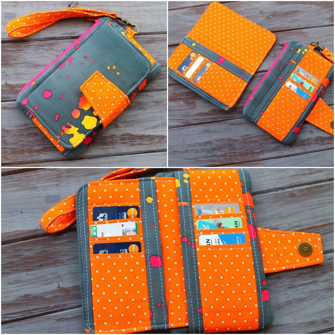 Swoon Patterns: Pearl Wallet Clutch - PDF Vintage Wallet Bifold ...