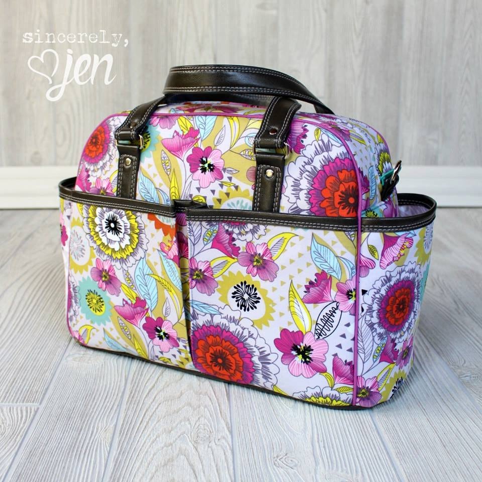 Swoon Patterns: Belle Baby Bag - PDF Diaper Bag Large Crossbody Purse ...