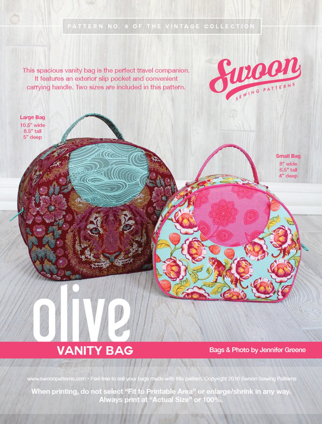 Swoon Patterns: Olive Vanity Bag - PDF Vintage Purse Vanity Cosmetics ...