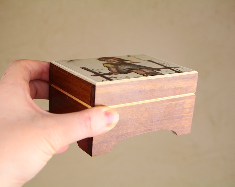 Vintage Wood Cuendet Happy Wanderer Musical Box With Swiss - Etsy