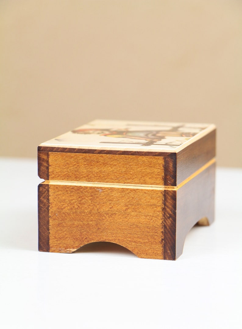 Vintage Wood Cuendet Happy Wanderer Musical Box With Swiss - Etsy