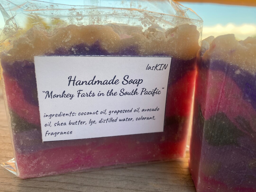 Handmade Soap “monkey Farts in the South Pacific” - Etsy