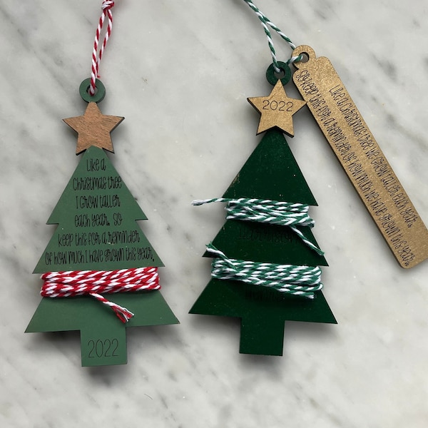 Height Ribbon Bauble - Etsy Australia