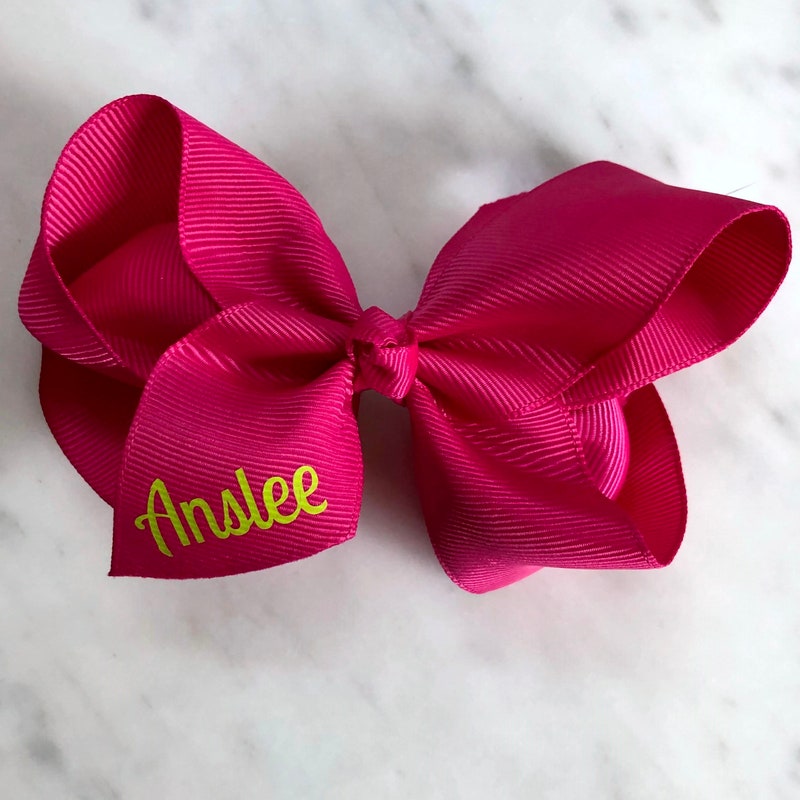 Bow Monogram - Etsy