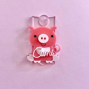 3D Personalized Pig Stanley Lid Topper | 64, 40, 30, 20 and 14 Ounce ...