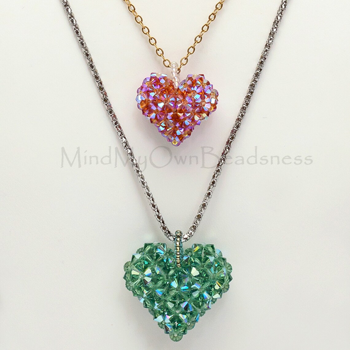 Beading Pattern - Puffy Heart - RAW Tutorial - Etsy UK