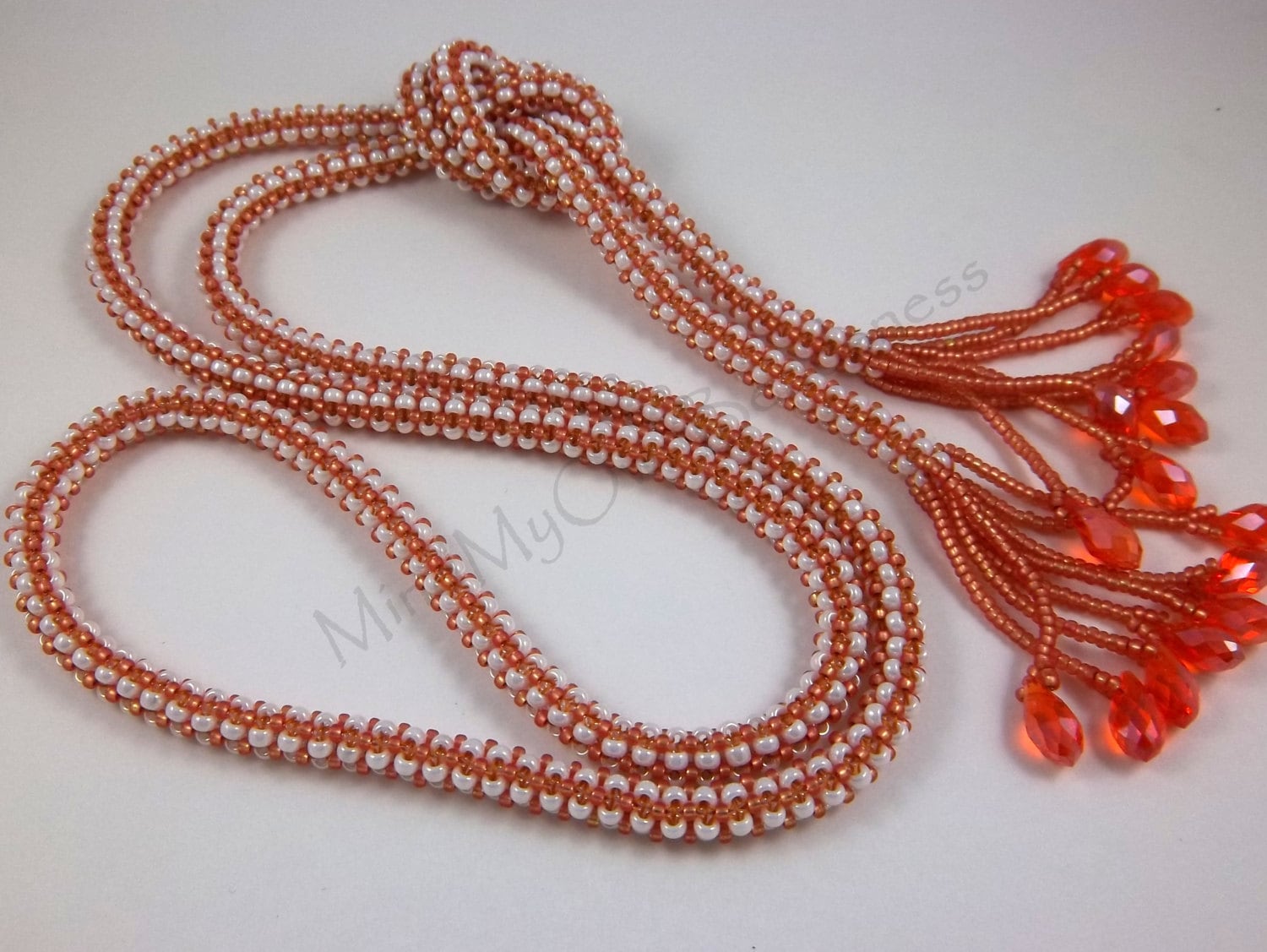 Beading Pattern Simply Lariat CRAW Tutorial | Etsy