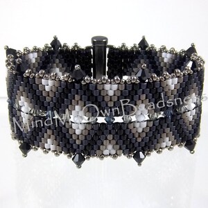 Beading Pattern - DIAMONDBACK Bracelet - Peyote Stitch Tutorial - Etsy