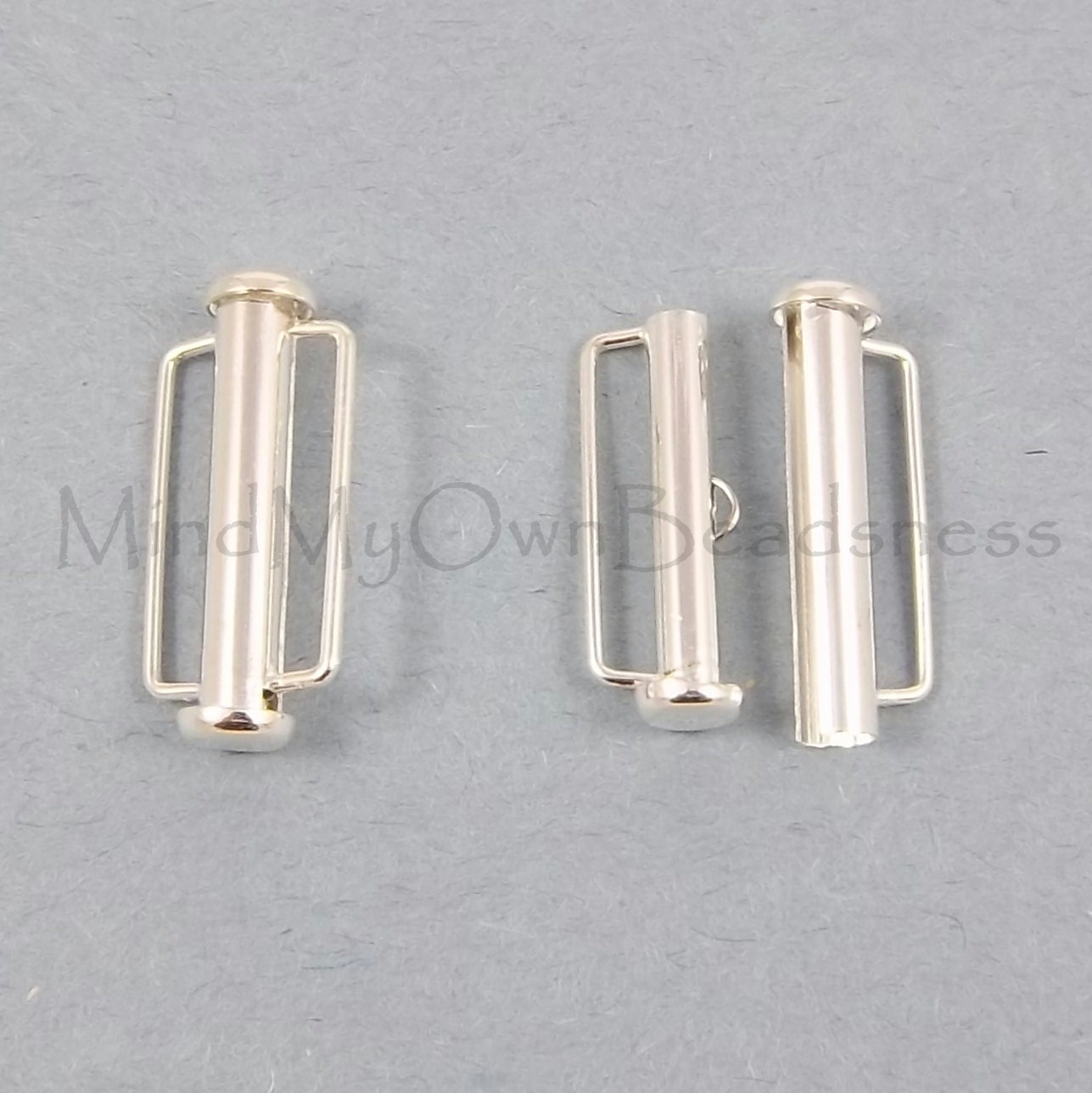 Clasp - Slide Lock - Tube Clasp With Bar 30mm X 1pc - Etsy