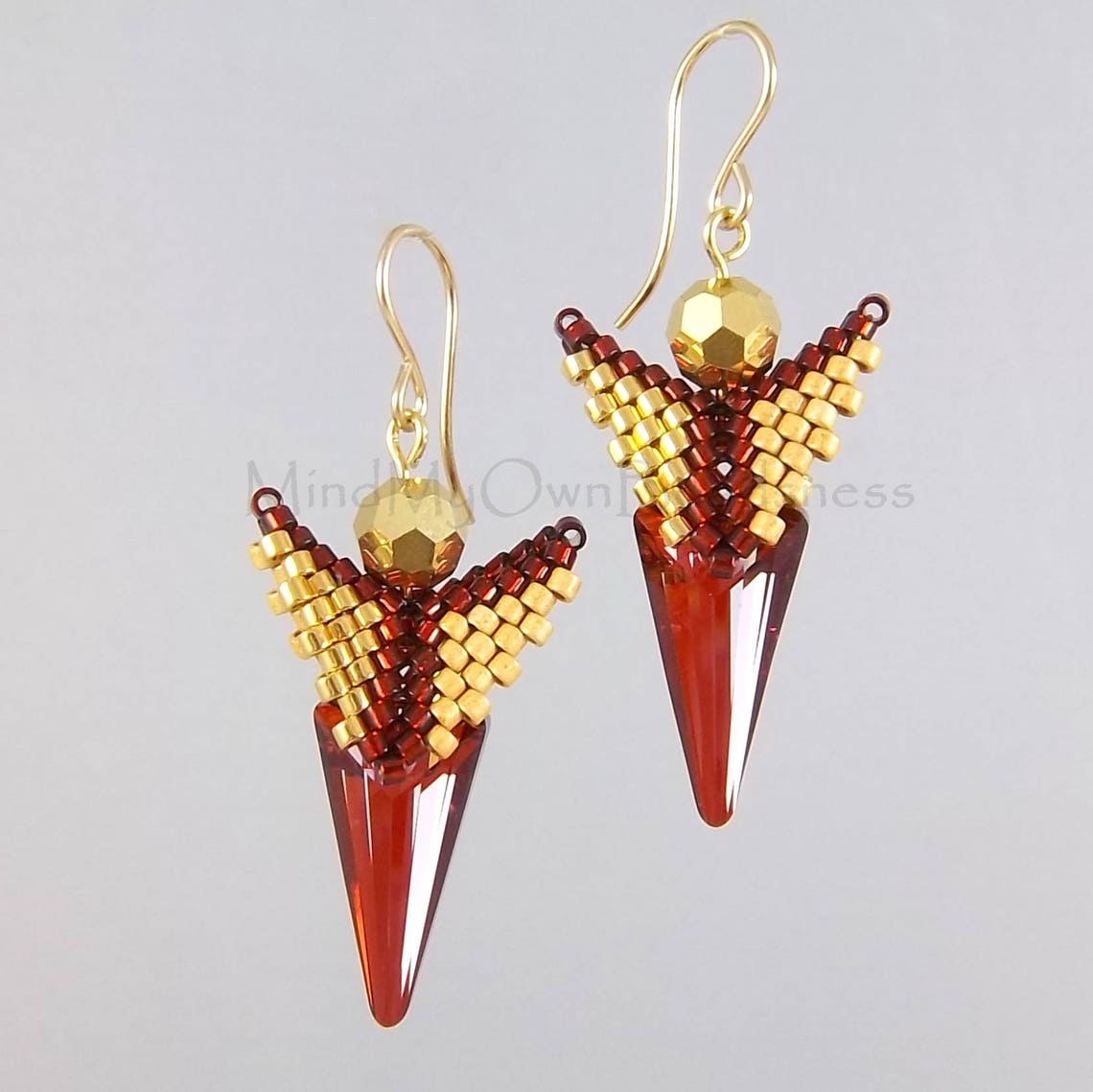 PDF Beading Pattern Angels on My Shoulders Crystal - Etsy