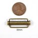 Clasp - Slide Lock - Tube Clasp With Bar 30mm X 1pc - Etsy