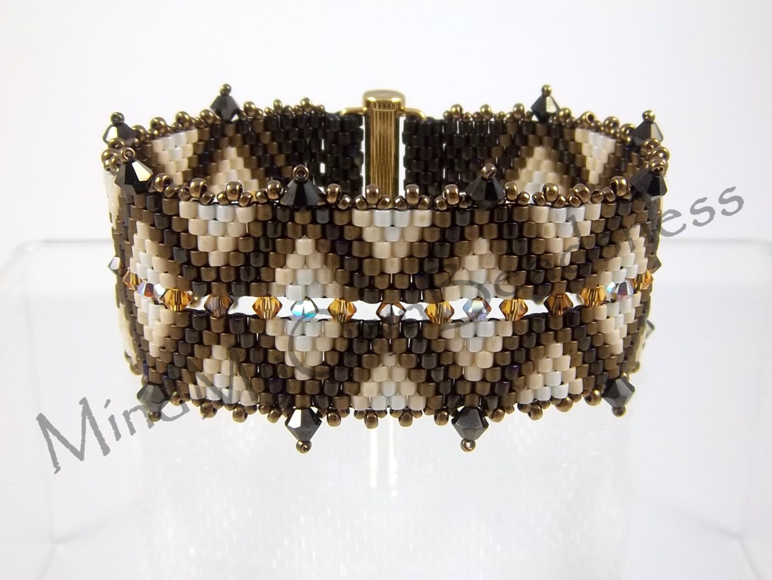Beading Pattern DIAMONDBACK Bracelet Peyote Stitch - Etsy