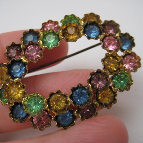 Multi Colored Brooch - Etsy