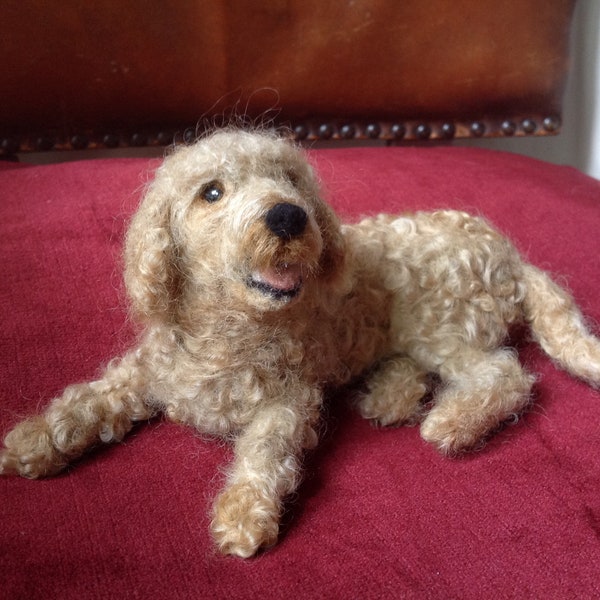 Needle Felted Dog - Etsy UK
