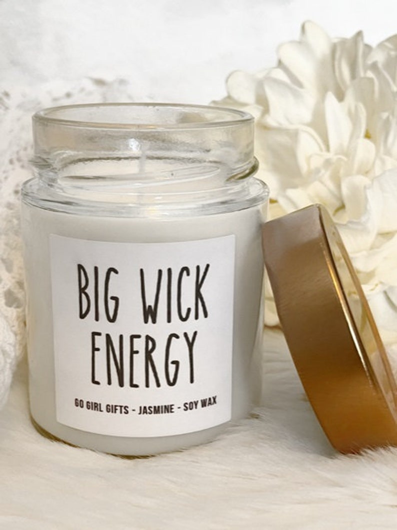 Big Wick Energy Candle Dream Big Candle Soy Candles Jar - Etsy