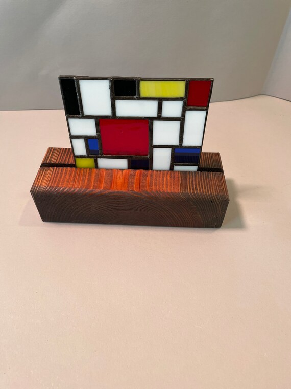 Reclaimed wood stand Art display Canvas panel art display Wood display ...