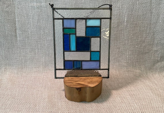 Wood Display Stand for Art Stained Glass Display Stand Fused - Etsy