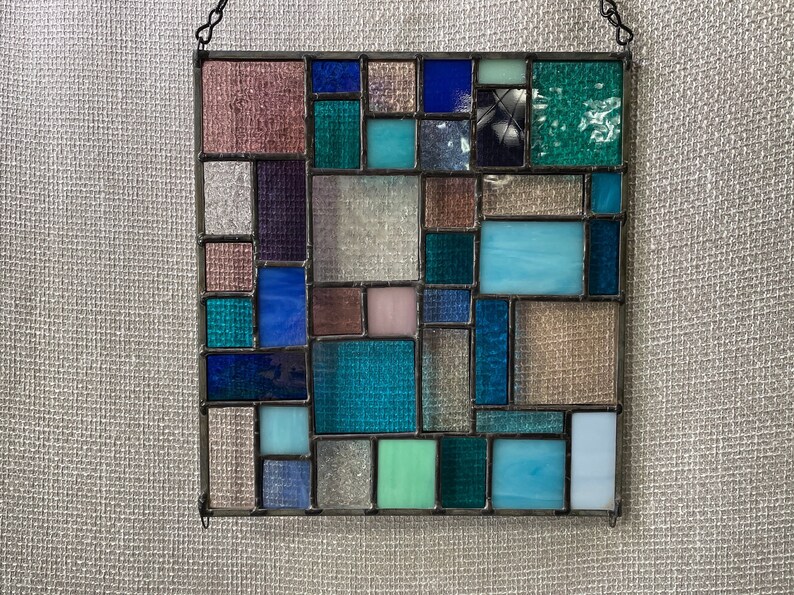 Stained Glass Colorful Stained Glass Panel Stained Glass Panel Multi ...