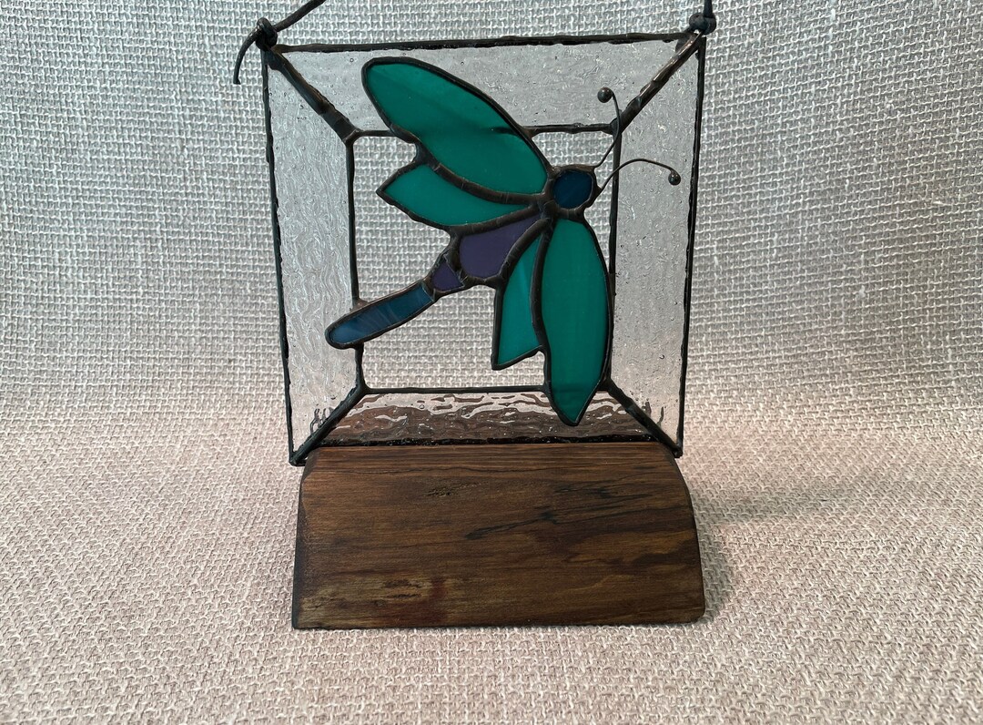 Natural Bevel Art Stand Wood Art Stand Stained Glass - Etsy