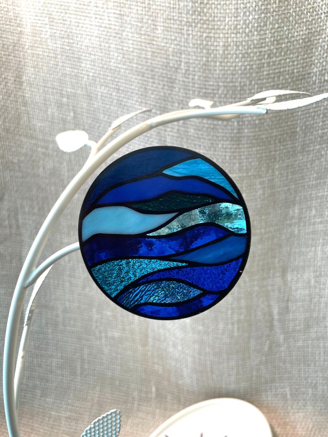 Magnet With Ocean Waves, 3 Inch Waves Magnet, Abstract Ocean Art ...