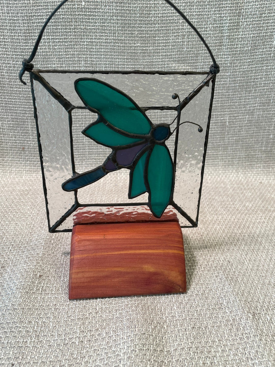 Holder for Art Small Reclaimed Cedar Display Stand Sun Catcher Stand ...