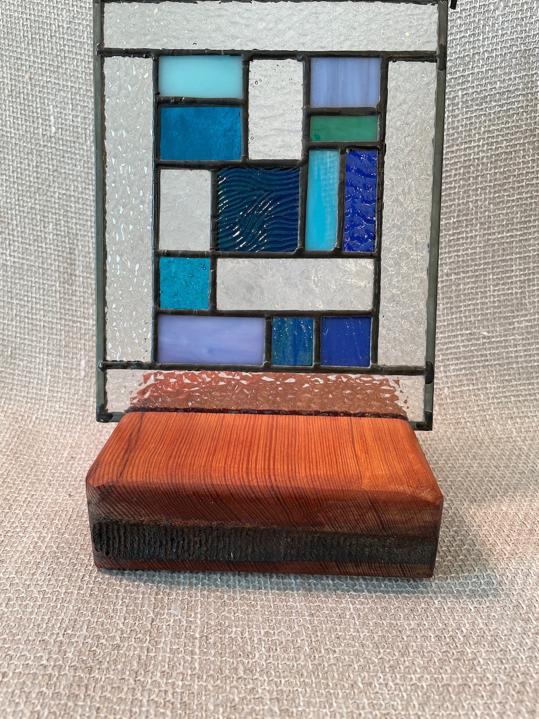 Glass Artwork Stand, Sun Catcher Stand, Stained Glass or Fused Glass ...
