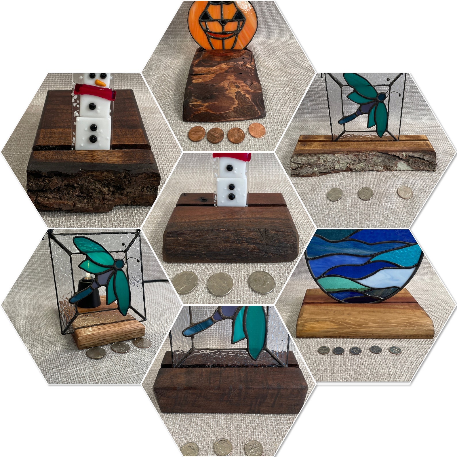 Art Stand, Stained Glass or Fused Glass Artwork Display Stand, Sun ...