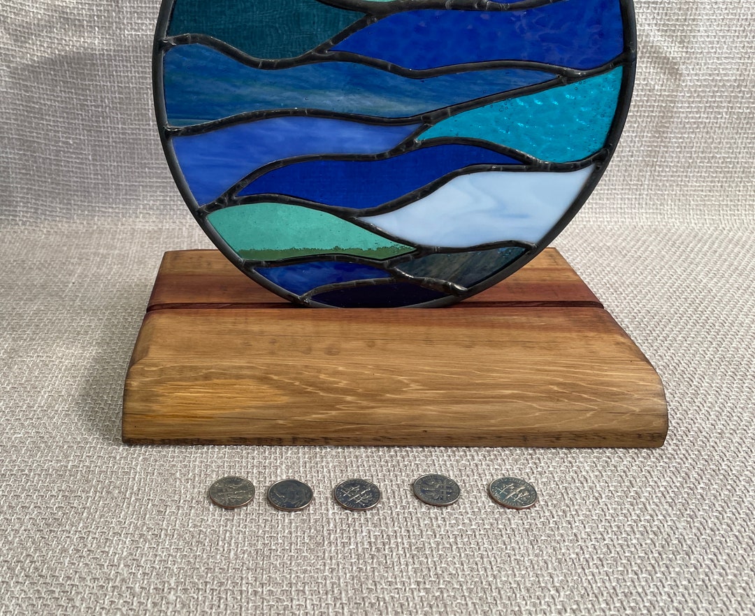 Art Stand, Cedar Art Display Stand, Stained Glass or Fused Glass ...