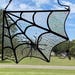Stained Glass Spider Web Corner, Handmade Window Corner With Beaded ...