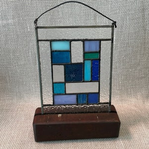 Art Stand Double Sided Reclaimed Cedar 2 Sided Display Stand for Art ...