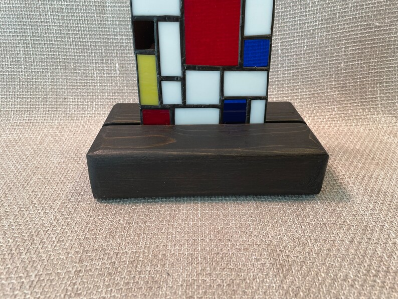 2 Sided Display Stand Fused Art Stand Stained Glass Stand - Etsy