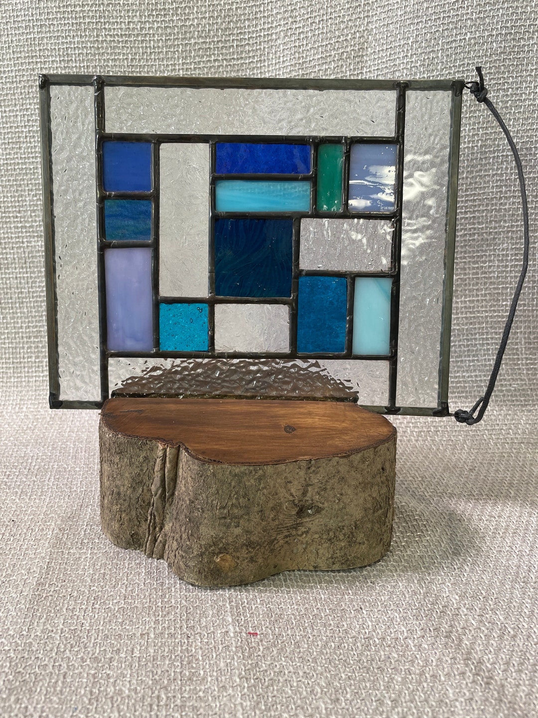 Wood Display Stand for Art, Stained Glass Display Stand, Fused Glass ...