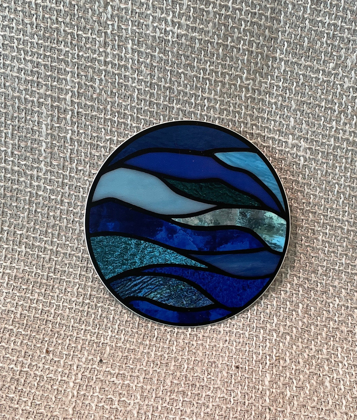 Ocean Waves Sticker 3 Inch Waves Sticker Abstract Art - Etsy