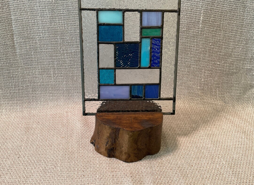 Wood Display Stand for Art Stained Glass Display Stand Fused - Etsy