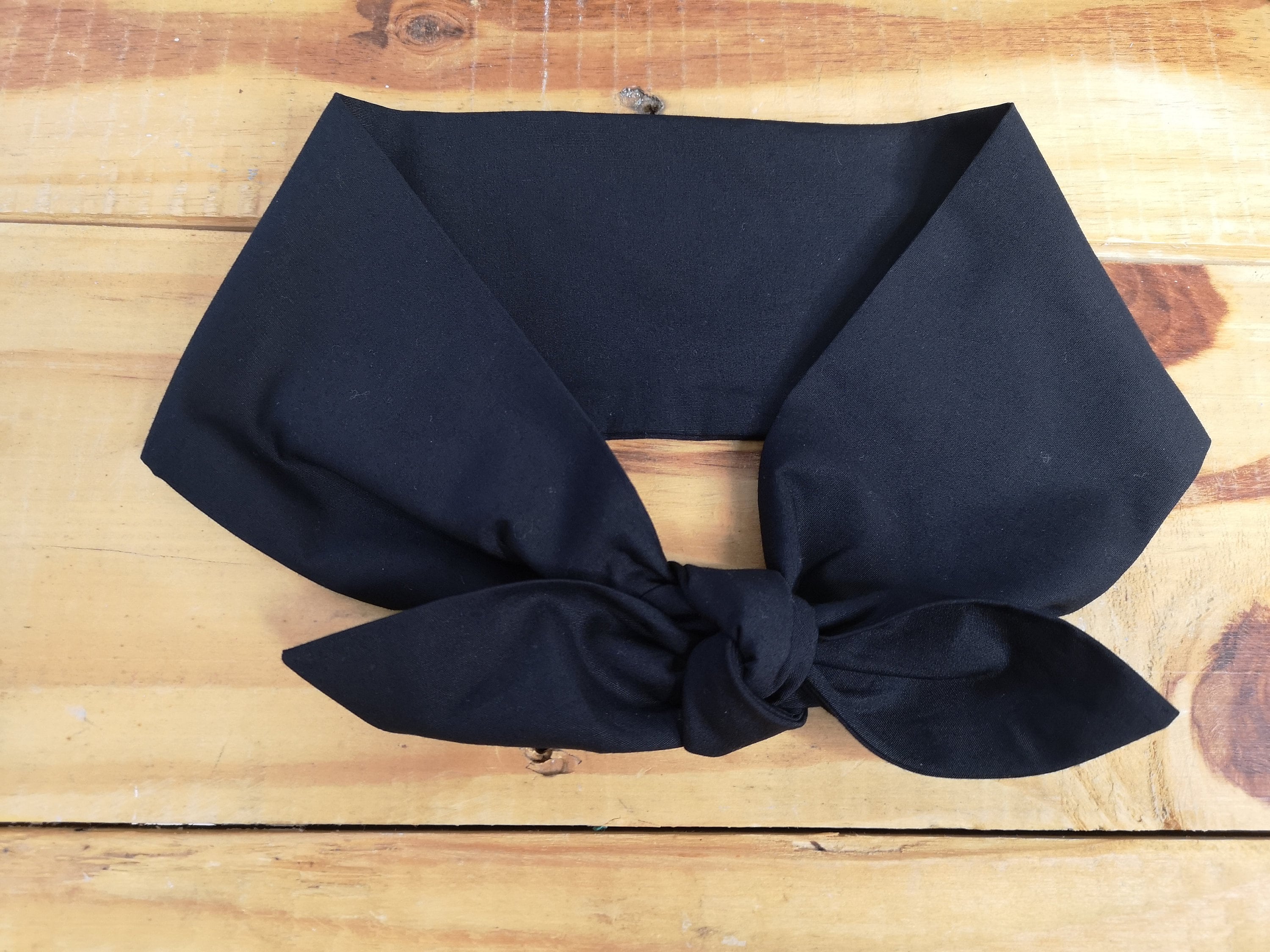 Black Head Scarf Hair Wrap Pin up Style Hair Accessory | Etsy