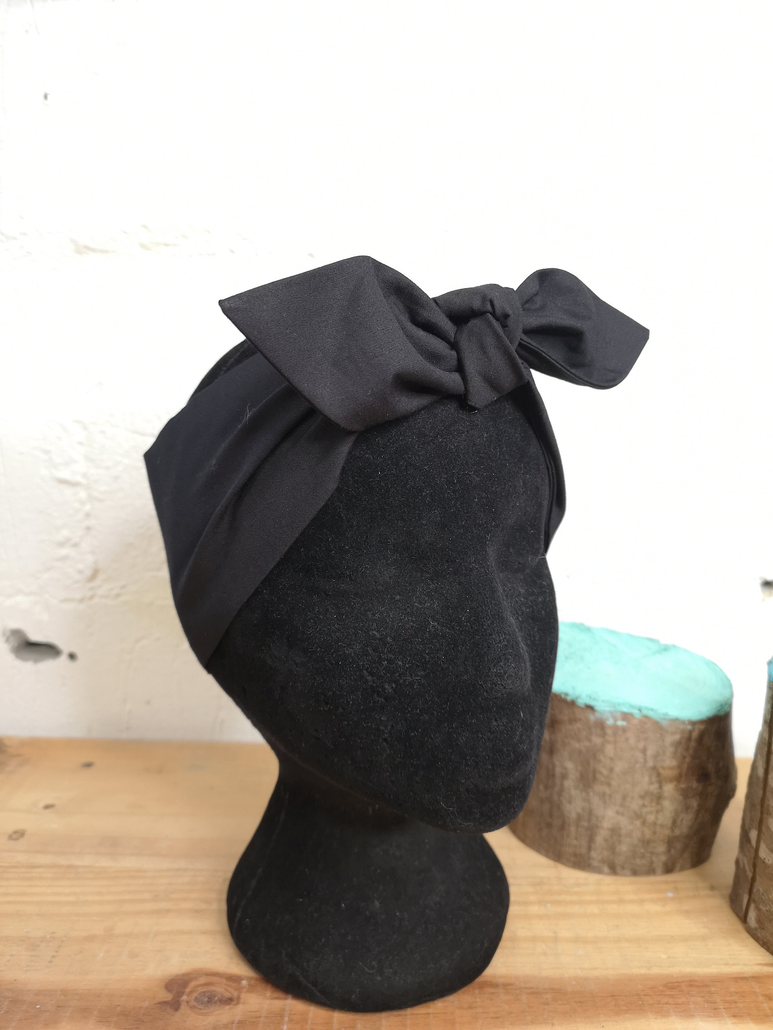 Black Head Scarf Hair Wrap Pin up Style Hair Accessory | Etsy