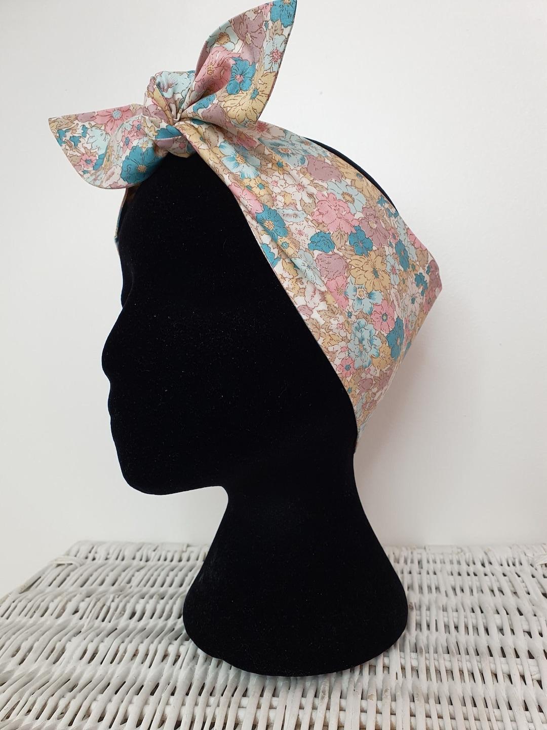Retro Head Scarf Hair Wrap Pin up Style Hair Accessory Headscarf 90s ...