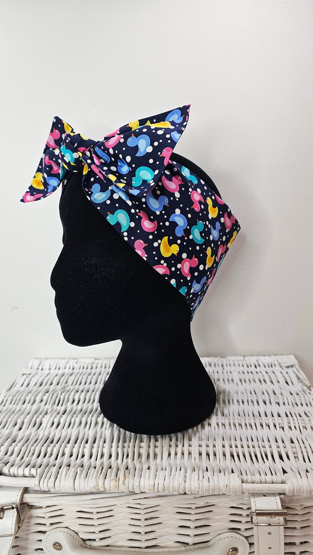 Rubber Duck Cotton Dolly Bow Squared Ends - Etsy