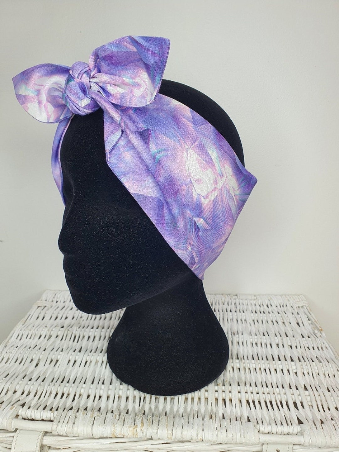 Purple Lilac Prism Crystals Refraction Hair Wrap Mystical Hair Wrap - Etsy
