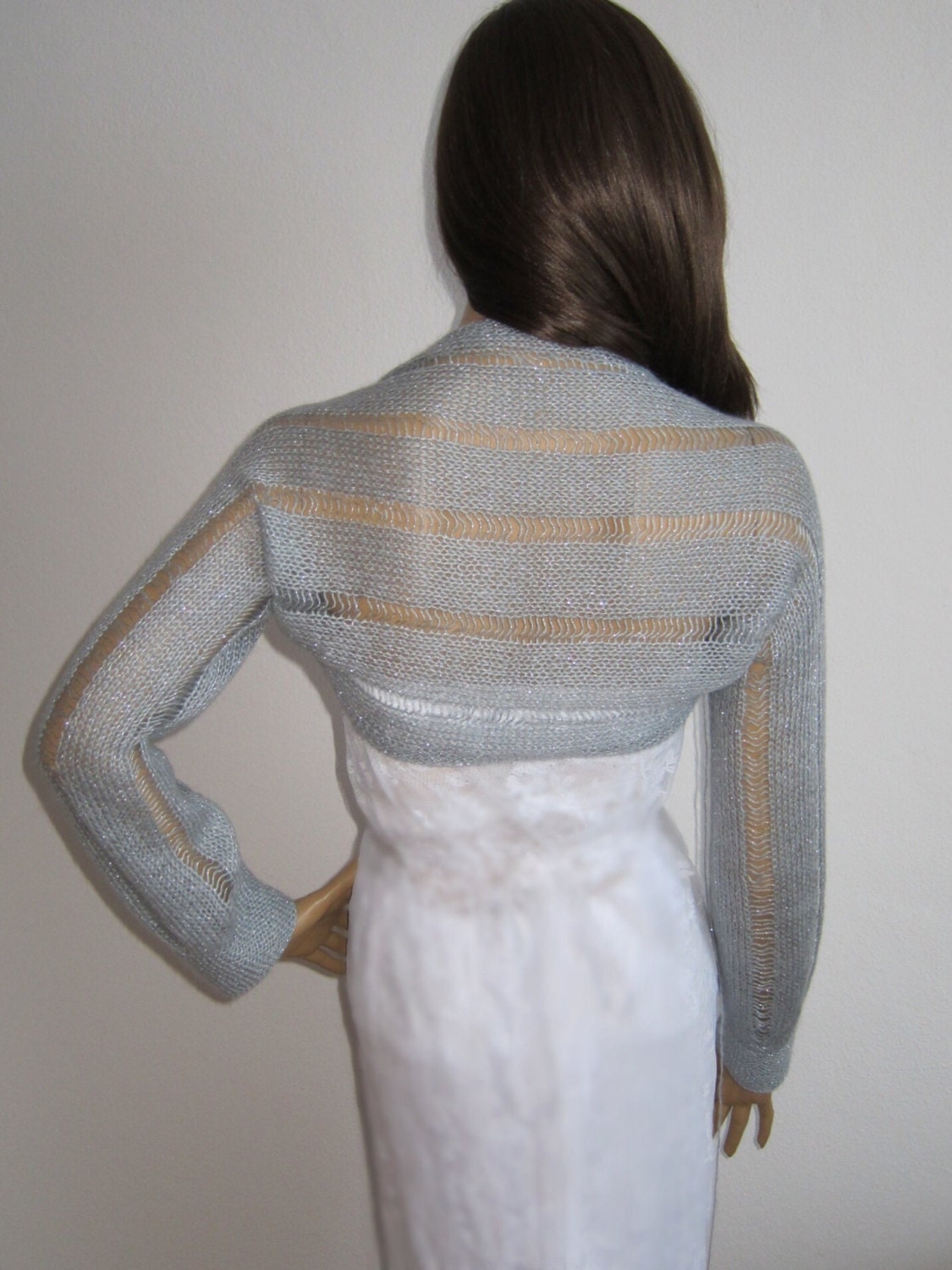 Silver Shrug, Bridal Shrug, Evening Shrug, Bridal Cover Ups, Wedding ...